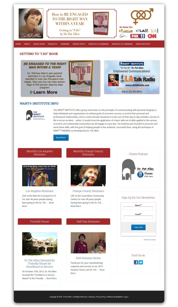 Dr. Pat Allen - Managing Your Online Visibility with Care in Palm ...